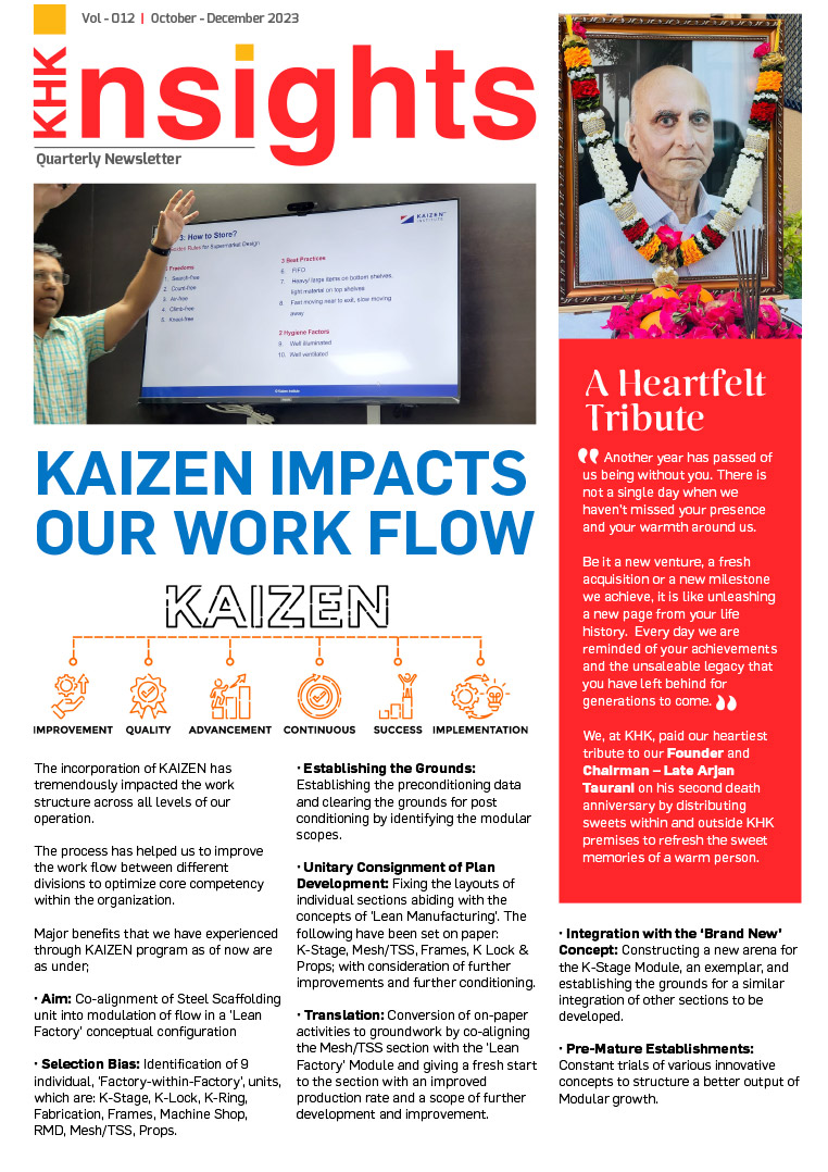 Khk Insights – Newsletter – KHK Scaffolding & Formwork LTD. L.L.C